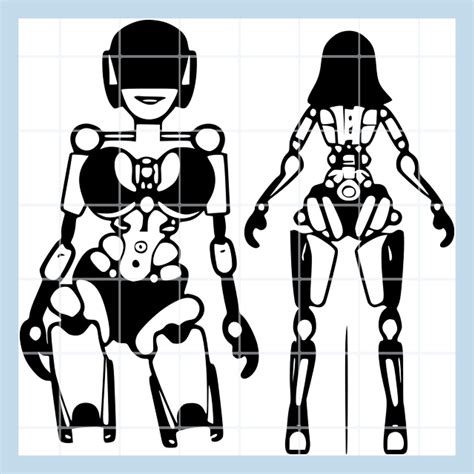 Female Robot Sketch