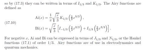 Ordinary Differential Equations Deriving The Airy Functions From