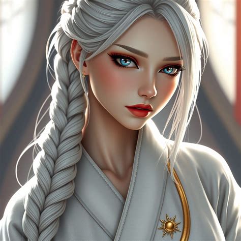 Ethereal Anime Goddess In Kimono Ai Art