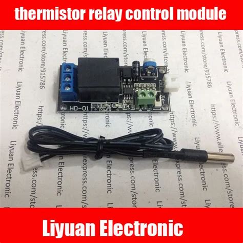 K Waterproof Thermistor Relay Control Module V V Temperature Control Switch Sensor