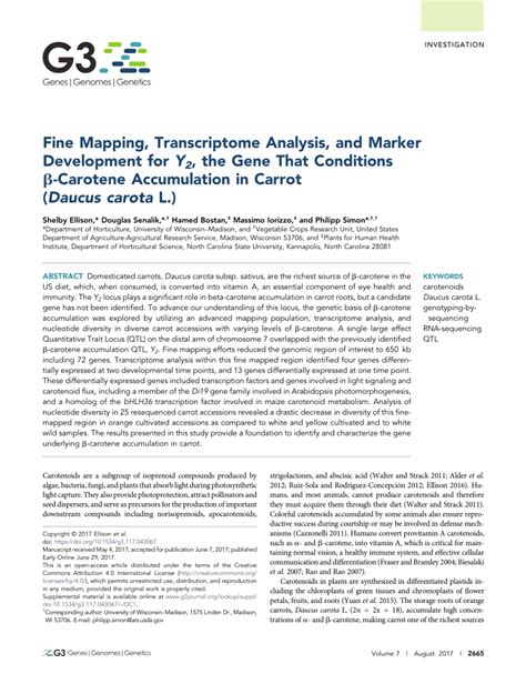 Pdf Fine Mapping Transcriptome Analysis And Marker Development For Y 2 The Gene That