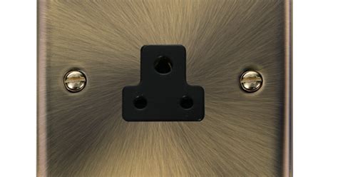 Dpab039bk Deco Plus 2a Round Pin Socket