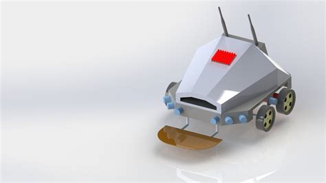 Automatic Mine Detection Robot Free 3d Model Cgtrader