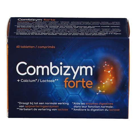 Combizym Forte Vertering And Lactose Intolerantie 60 St Farmaline