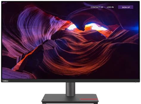 Lenovo Thinkvision P32p 30 Review 4k Professional Monitor With