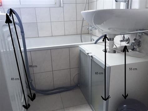 Waschmaschine Abfluss Richtig Angeschlossen