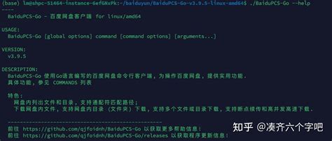使用baidupcs go在服务器中实现百度网盘数据的上传与下载流程学习 知乎