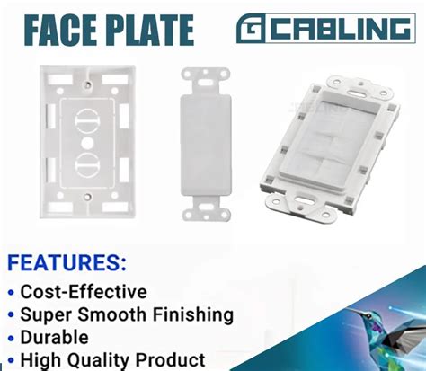 Network Back Box Usa Face Plate Gcabling Optical Fiber Products Supplier