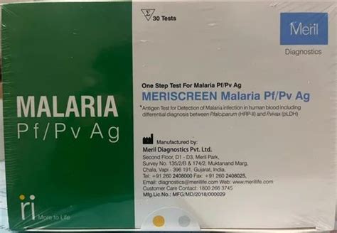 Malaria Rapid Test Kit Meril At ₹ 16 Piece Malaria Test Kits In