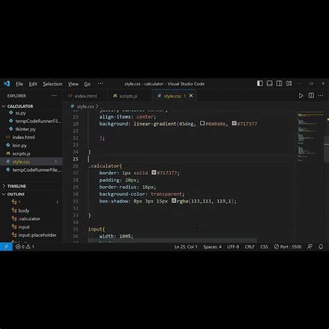 Calculator Using Html Css And Javascript Html5 Htmlcssjavascript