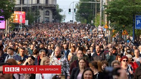 Србија и протести Десетине хиљада људи у шетњи и блокаде мостова опозиција најавила нови скуп