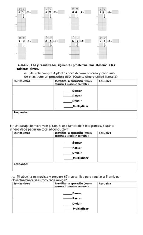 Algoritmo De La División Profesocial