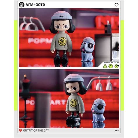 【ของแท้】vitas Ootd Series ตุ๊กตาฟิกเกอร์ป๊อปมาร์ทน่ารัก มีสินค้า