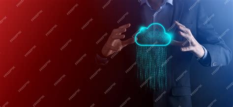 Premium Photo Cloud Computing Conceptcloud For Transfer Datacloud