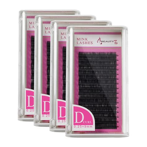 4 шт D Curl 0 25 мм 11 12 13 14 мм макияж Накладные ресницы норки ресницы Индивидуальный ресниц