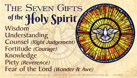 Seven Sacramentsseven Ts Of The Holy Spirit Rc113