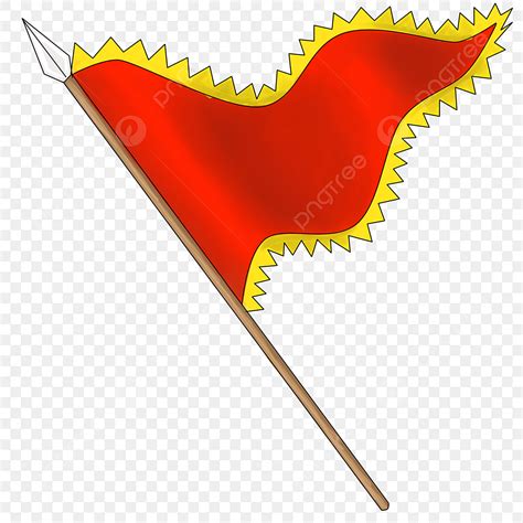 손으로 그린 골동품 붉은 깃발 일러스트 페넌트 승리 붉은 깃발 축 하 Png 일러스트 및 Psd 이미지 무료 다운로드 Pngtree