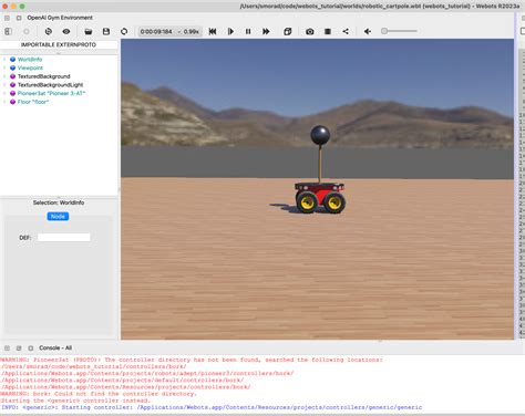 Using Appears To Crash World · Issue 5852 · Cyberbotics Webots · Github