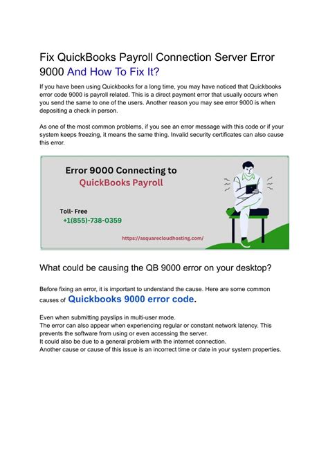 ppt fix quickbooks payroll connection server error 9000 powerpoint