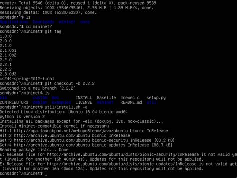 Release File For Ubuntudistsbionic Securityinrelease Is Not Valid