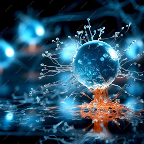 Premium Photo Intricate Molecular Structure With Dynamic Neural Connections