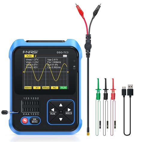 FNIRSI DSO TC3 3 In 1 Handheld Multitester And Oscilloscope Makers Electronics