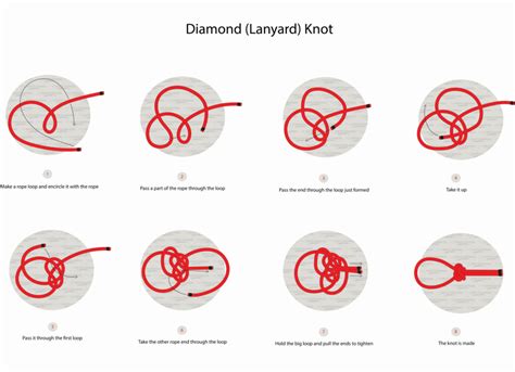 How To Tie A Lanyard Knot The Knots Manual