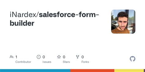 Github Inardexsalesforce Form Builder