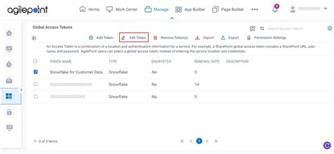 Example How To Update An Access Token For Snowflake