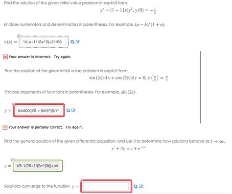 solved find the solution of the given initial value problem