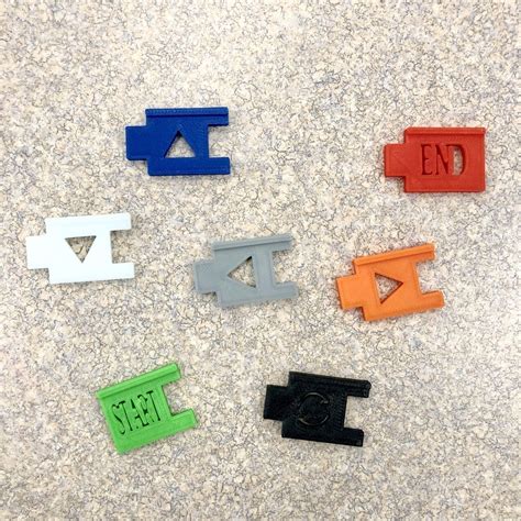 Free 3d File Coding Tiles Start To End・3d Printable Object To Download・cults