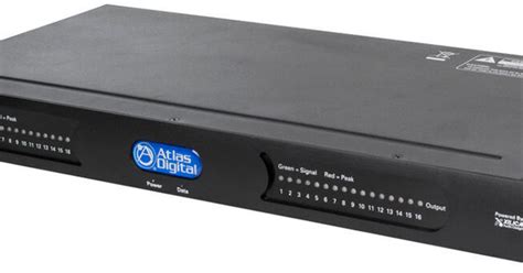 AtlasIED BlueBridge 16 X 16 Networkable DSP Device BB 1616DT B H