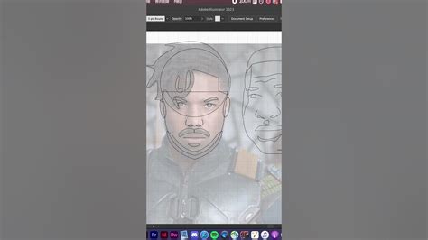Killmonger Vs Kang Creed Iii Vector Art In Adobe Illustrator Youtube