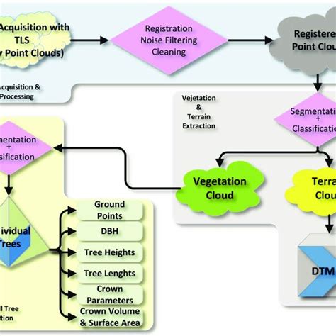 Workflow Diagram Of Point Cloud Processing Download Scientific Diagram