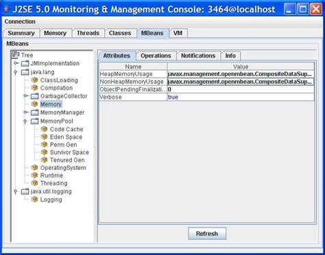 Using Jconsole To Monitor Applications