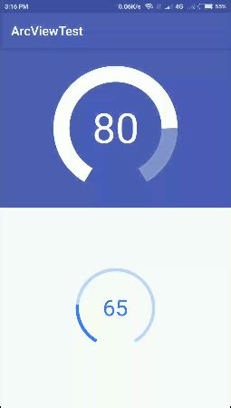 Github Aswinpashok Arcview Custom Android View Inspired From Clean Master