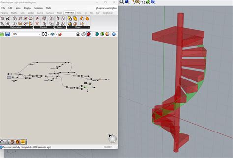 How To Extrude A Spiral Stringer In Grasshopper Hello Rrhino