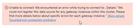 Refresh Token Request Failing For Power Bi Through Gateway Error