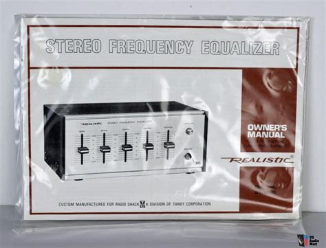 Realistic Radio Shack 5 Band Stereo Frequency Equalizer 31 1986 Photo Realistic Radio Shack 5 Band Stereo Frequency Equalizer 31 1986 Photo