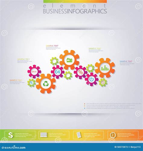 Modern 3d Template Infographic Can Be Used For Workflow Layout