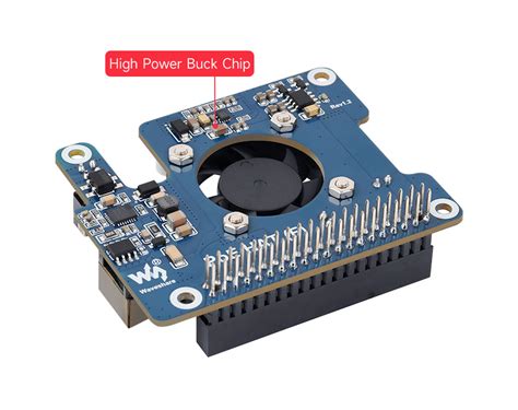 Waveshare Poe Hat F Til Raspberry Pi 5 • Raspberrypi Dk