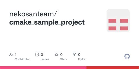 Github Nekosanteamcmakesampleproject
