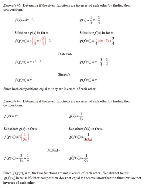 Functions And Inverses Of Functions