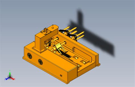 自动钢印盖章机三维模型图纸三维模型UG NX设计Prt格式 UG NX 10 模型图纸下载 懒石网