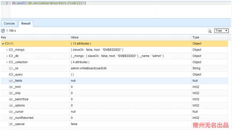 Mongodb开启的 Auth 之后，使用 Dbeval 报错mongoerror Not Authorized On Wang