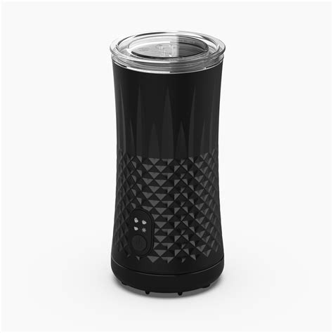 Cold And Hot Doubles Diamond Milk Foam Machine Black