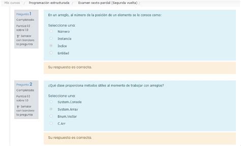 Programacion Estructurada Examen Sexto Parcial Segunda Vuelta Programación Estructurada