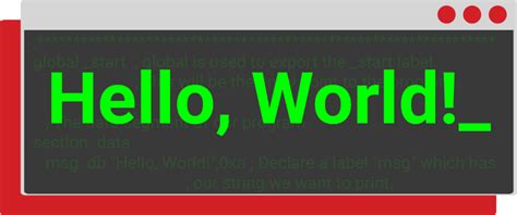 Linux X86 Assembly How To Build A Hello World Program In Nasm
