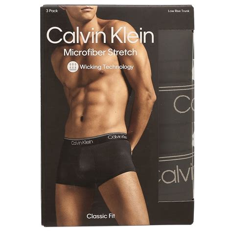 カルバン クライン Calvin Klein ボクサーパンツ アンダーウェア ローライズ ブラック メンズ Calvin Klein