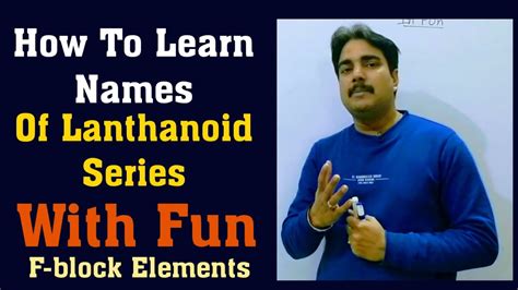 How To Learn Names Of Lanthanide Series Element Learning Tricks Fun